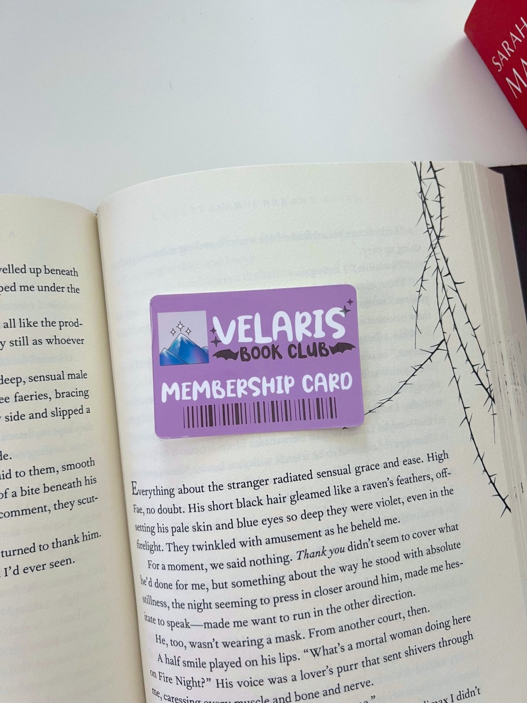 Velaris Book Club Waterproof Sticker Membership Card SJM Officially ...