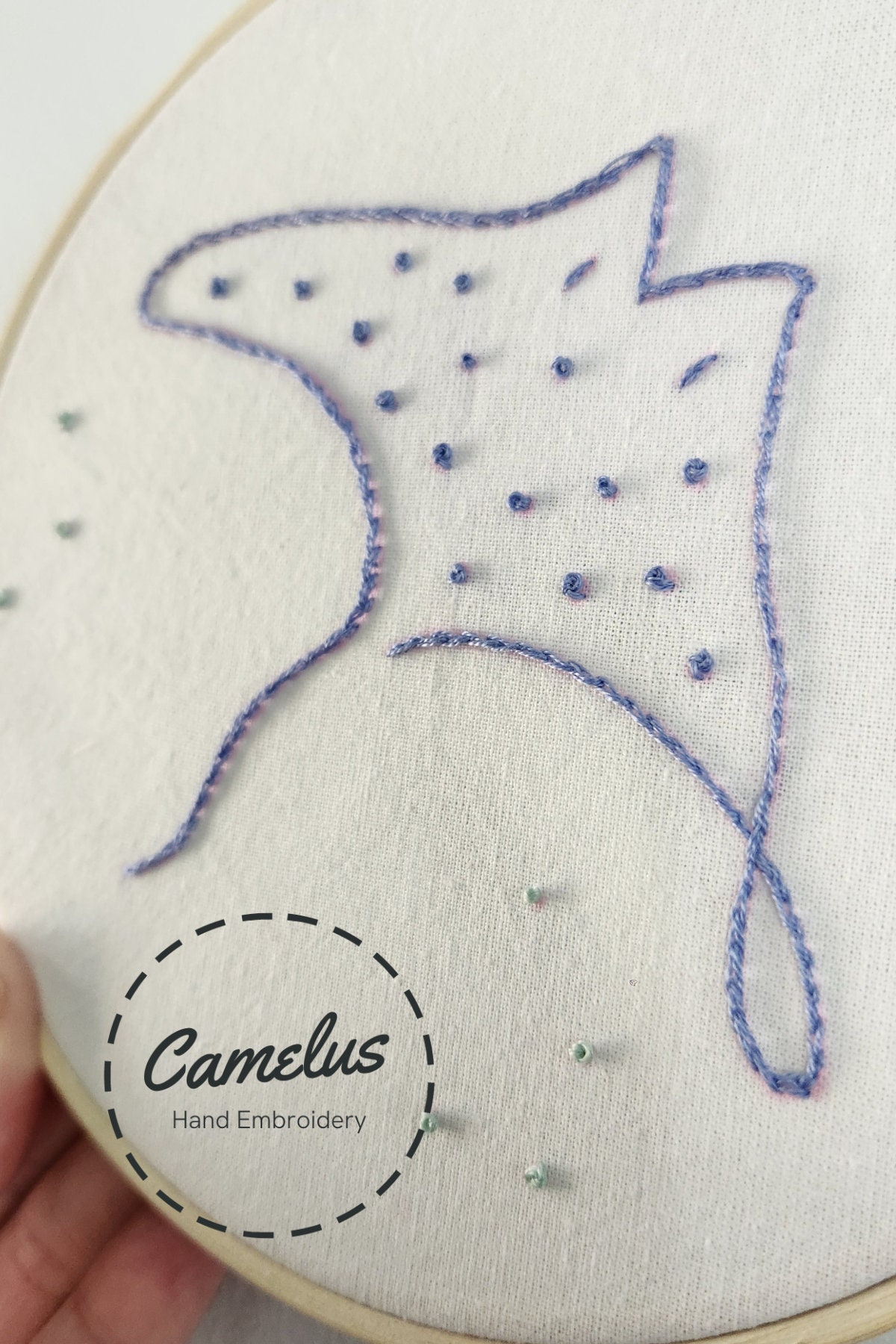 Stingray Hand Embroidery Pattern - Etsy