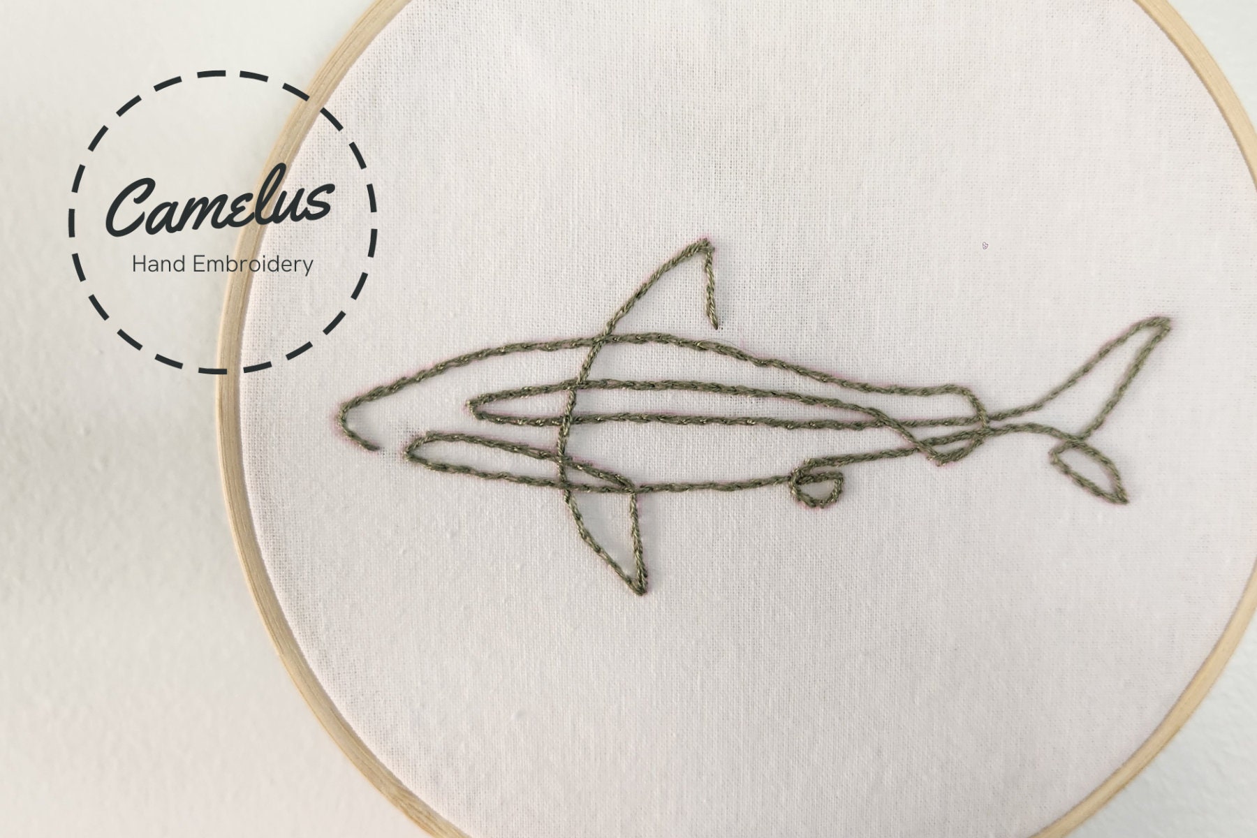 Shark Hand Embroidery Pattern - Etsy
