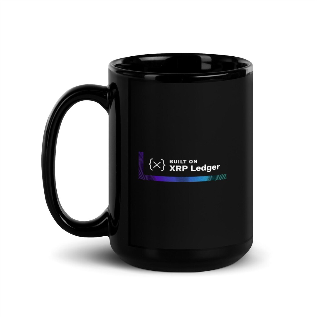 XRP Ledger XRPL Black Glossy Mug - Etsy