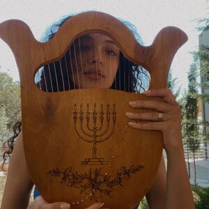 24 String Mega Size Jewish Lyre Harp King David Lyre Harp - Etsy
