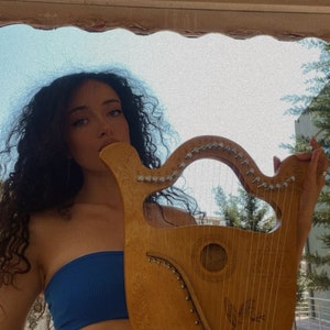 24 String Mega Size Jewish Lyre Harp King David Lyre Harp - Etsy