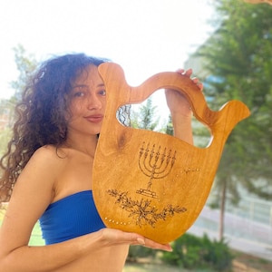 24 String Mega Size Jewish Lyre Harp King David Lyre Harp - Etsy
