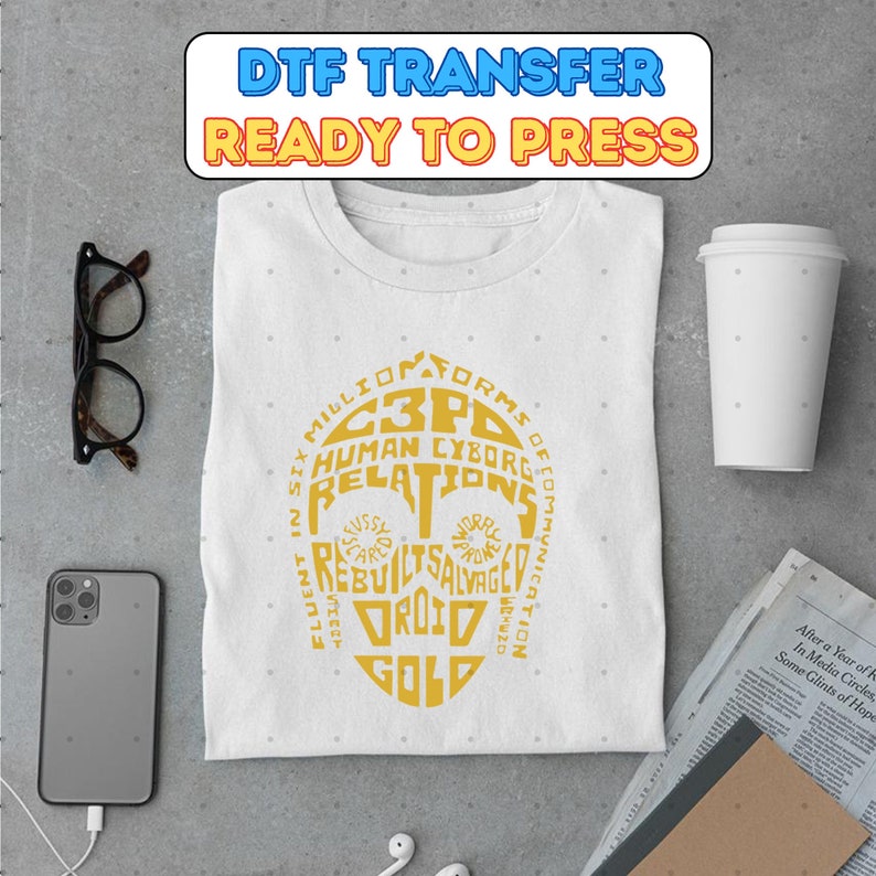 Star Wars Human Cyborg DTF Transfer: Ready to Press - Etsy