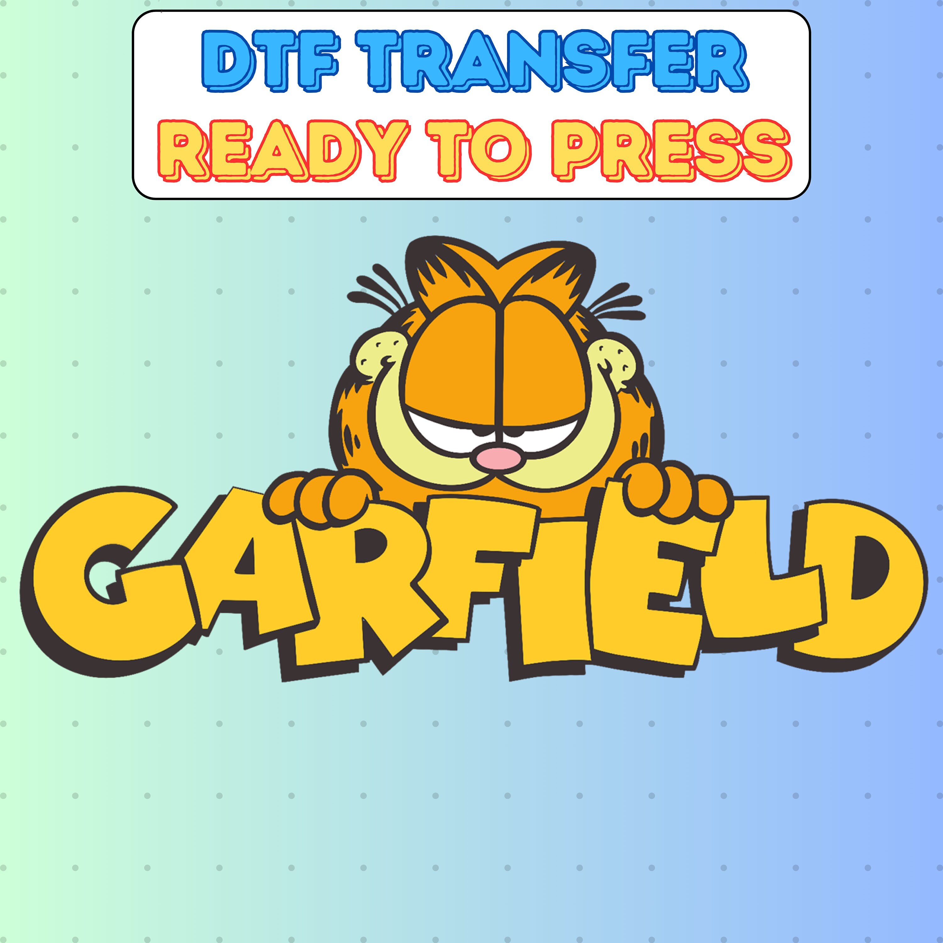 Garfield DTF Transfer Ready to Press, Lazy Garfield Dtf,garfield DTF ...
