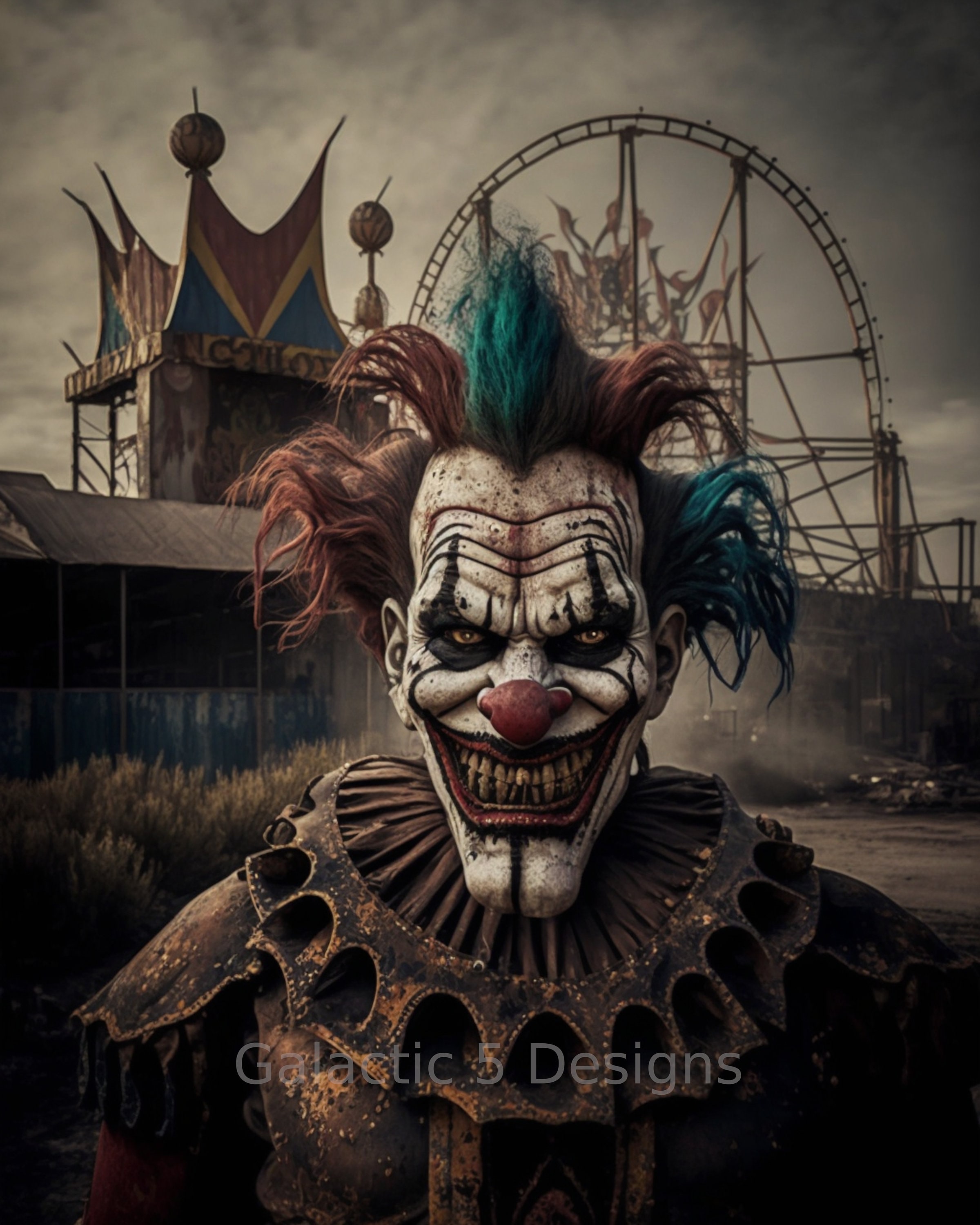 Scary Clown Artwork