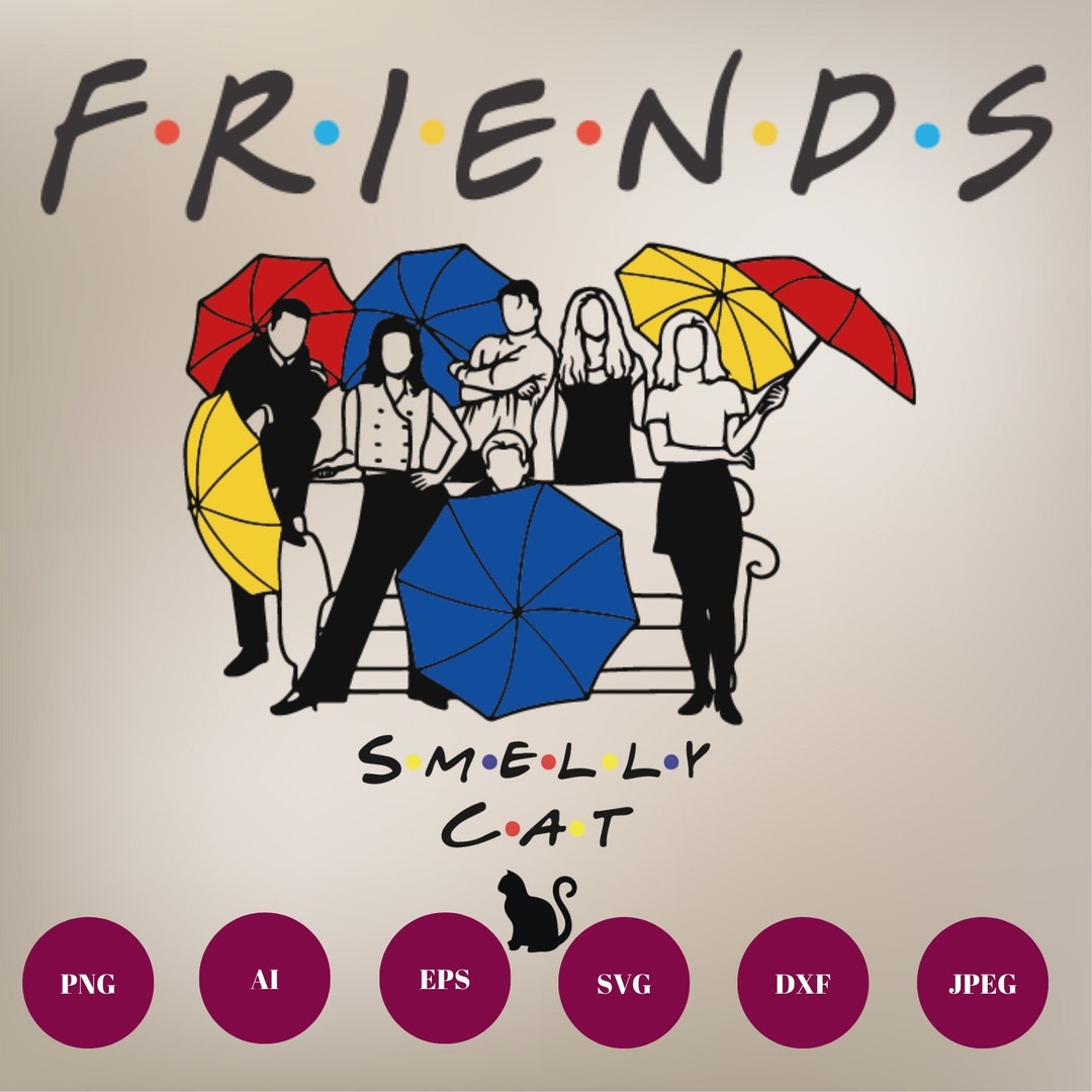 Friends Svg,layered Files,cricut Svg Files,svg Bundle Layered Files ...