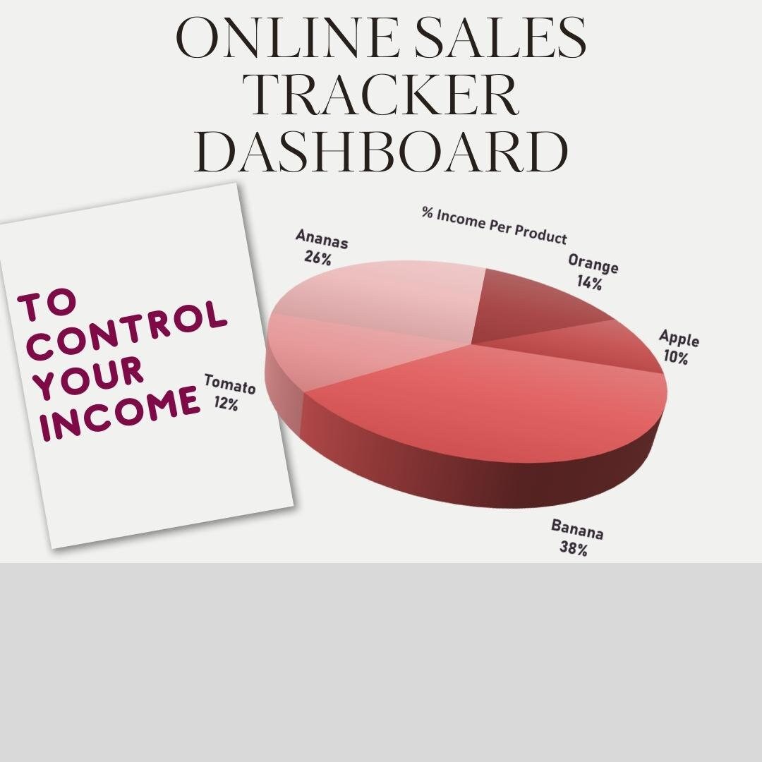 Sales Tracker sales Dashboard Template Small Business Spreadsheet ...
