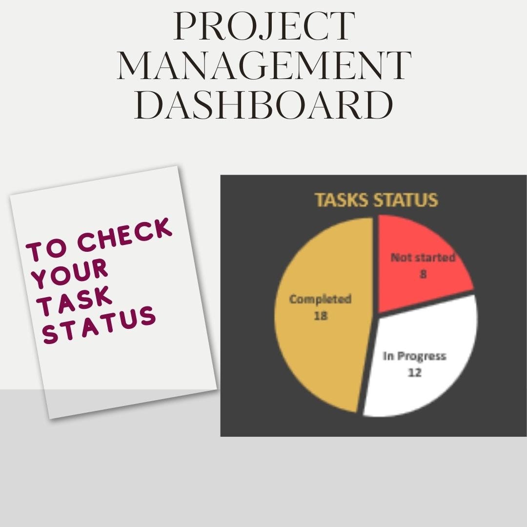 Project Management Dashboard Excel Template | Project Manager Tool ...