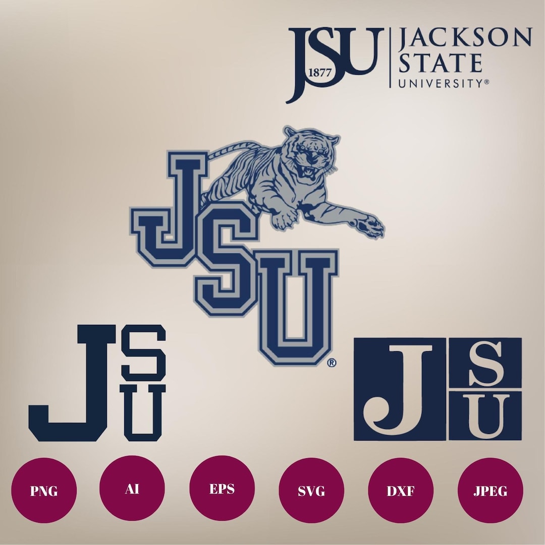 JSU SVG Jackson State University SVG Png Dxf Eps - Etsy Australia