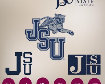 Jackson State University Svg, J Svg, JSU Svg, Jackson State 1877 Svg ...