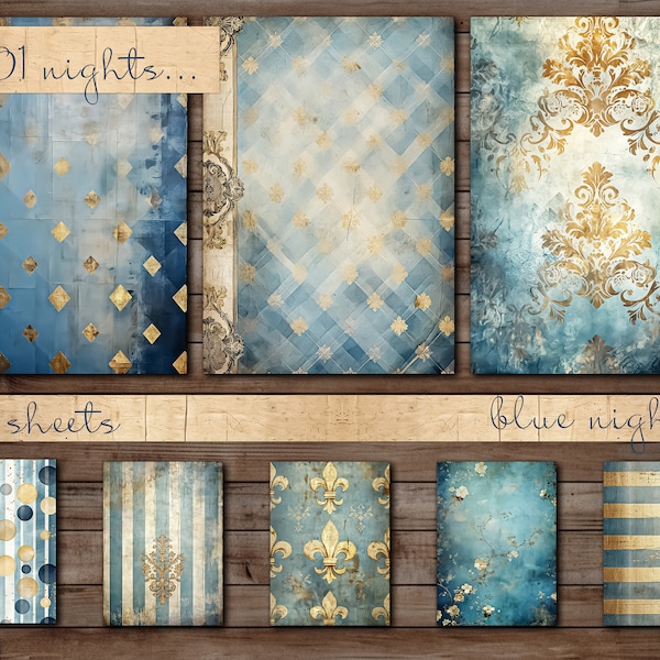 Damask Digital Paper - Etsy