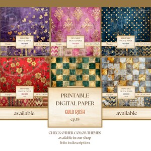 Printable Paper Peach Theme, 52 Sheets, Big Bundle Backgrounds, Digital ...