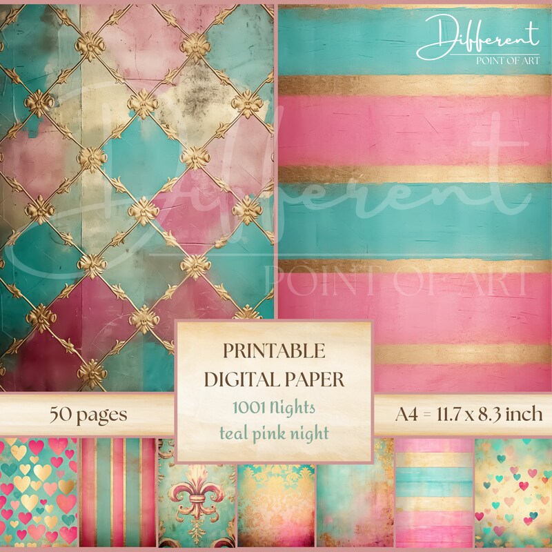 Printable Digital Paper - Etsy
