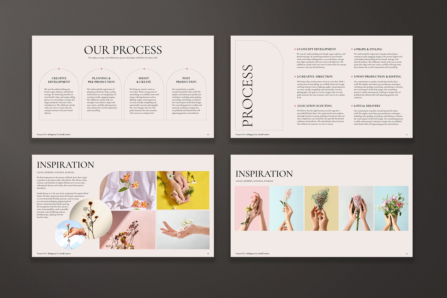 Arches Creative Proposal Pitch Deck Template for Photographers and ...