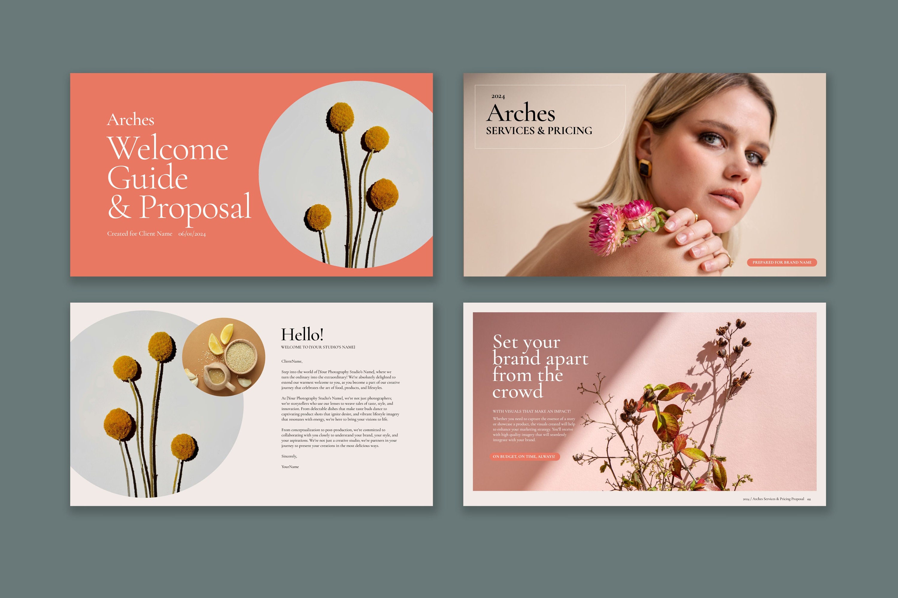 Services and Pricing Proposal Premium Template for Canva & Indesign ...
