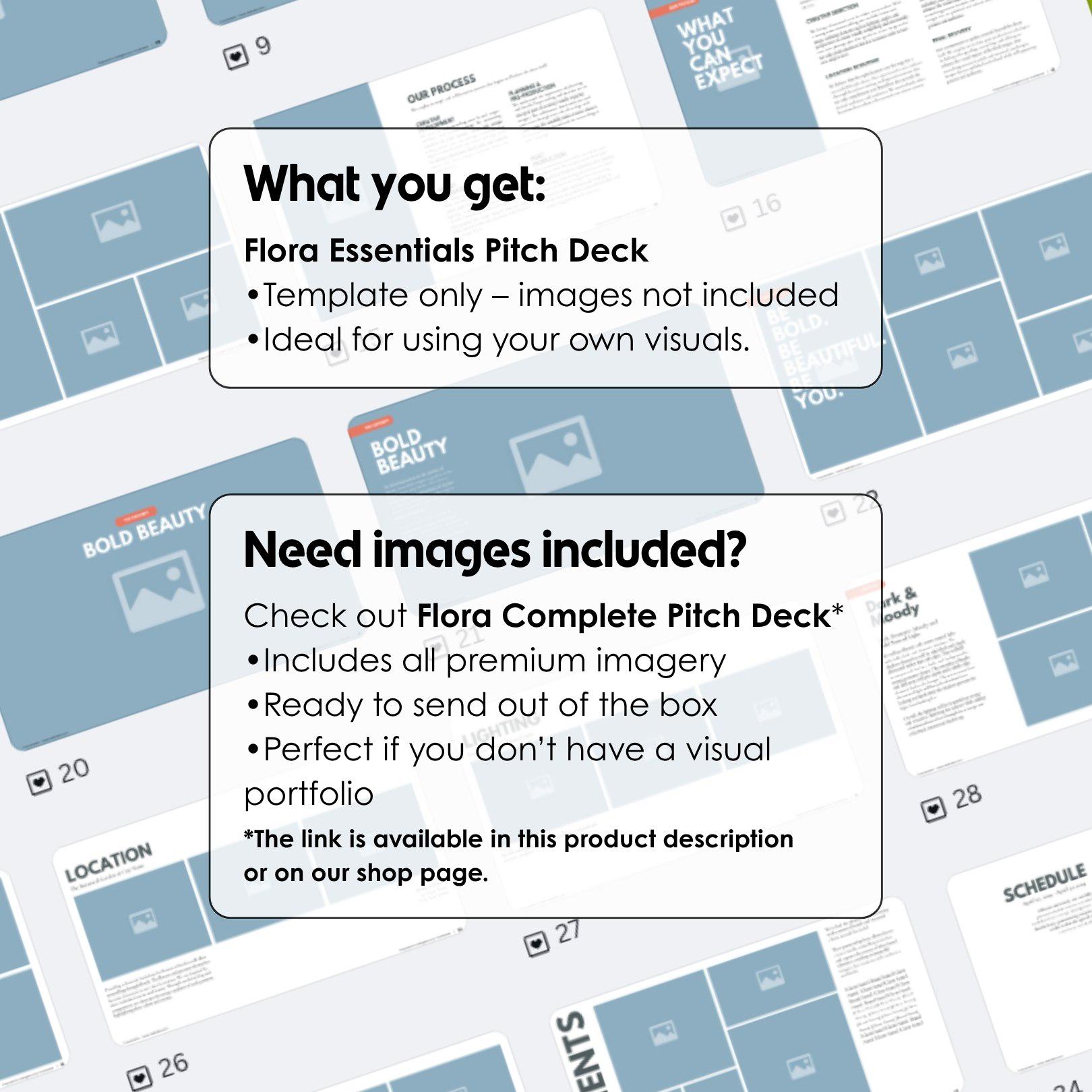 Flora | Premium Pitch Deck & Proposal Template for Indesign and Canva ...