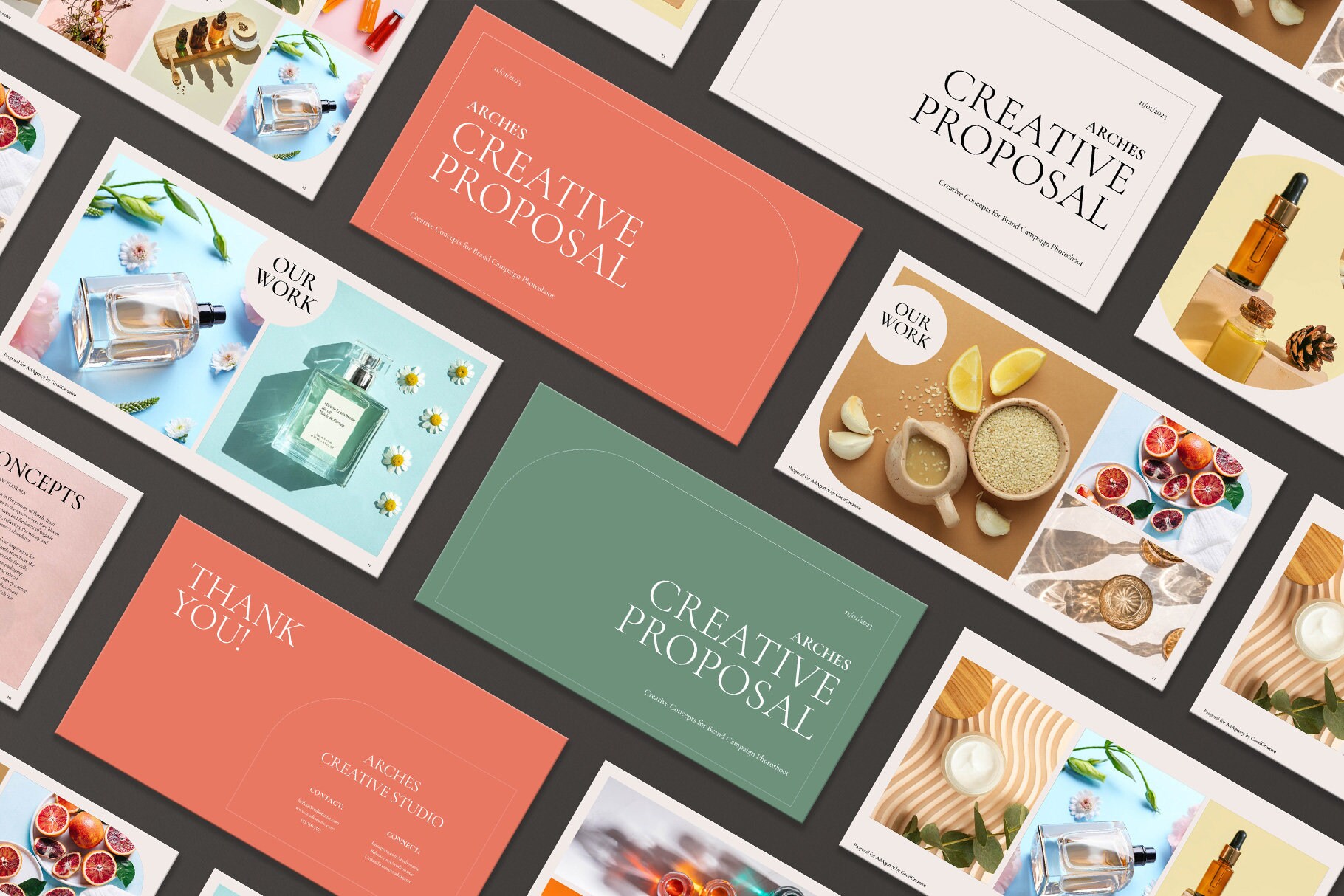 Arches Creative Proposal Pitch Deck Template for Photographers and ...