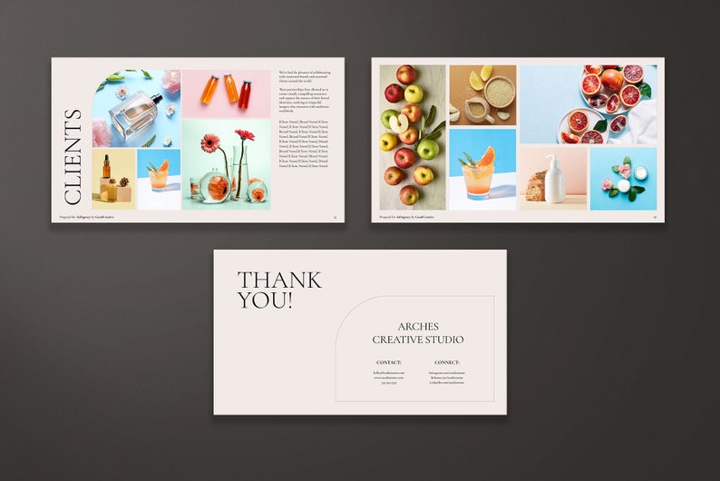 Arches Creative Proposal Pitch Deck Template for Photographers and ...