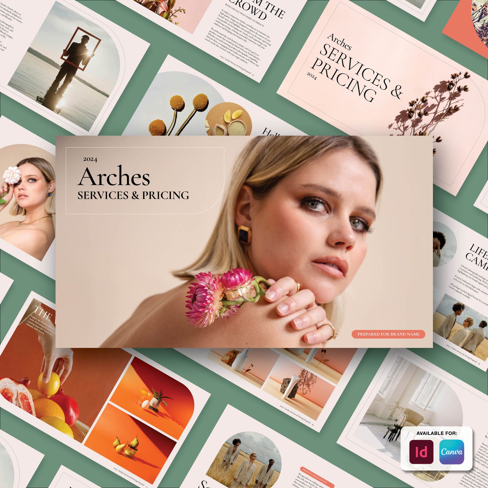 Services and Pricing Proposal Premium Template for Canva & Indesign ...