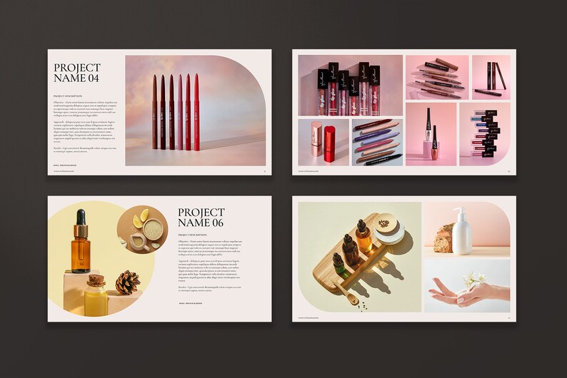 Arches Portfolio Presentation Template for Photographers, Designers ...