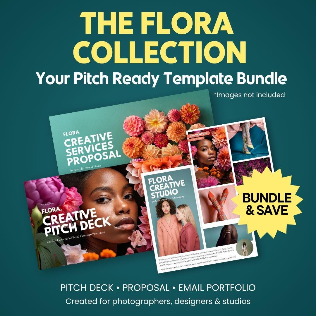 Pitch Like a Pro Template Bundle – Flora Collection | Pitch Deck ...