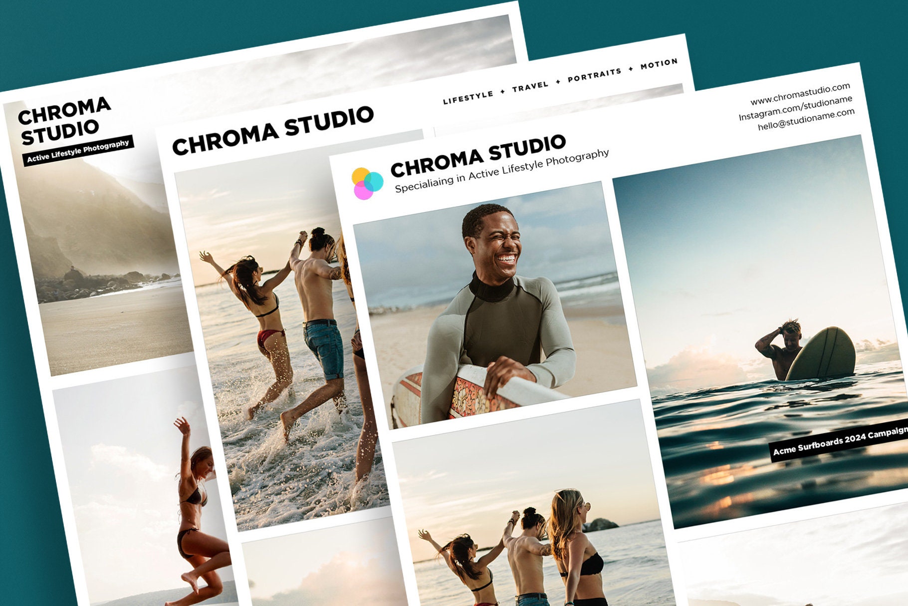 Chroma | Email Design Canva Templates Package for Pitching Clients. - Etsy