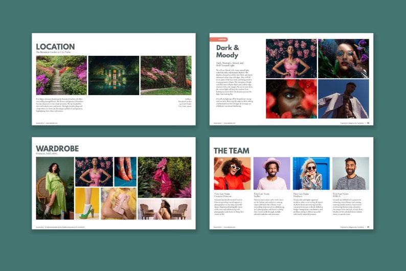 Flora Premium Pitch Deck & Proposal Template for Indesign and Canva ...