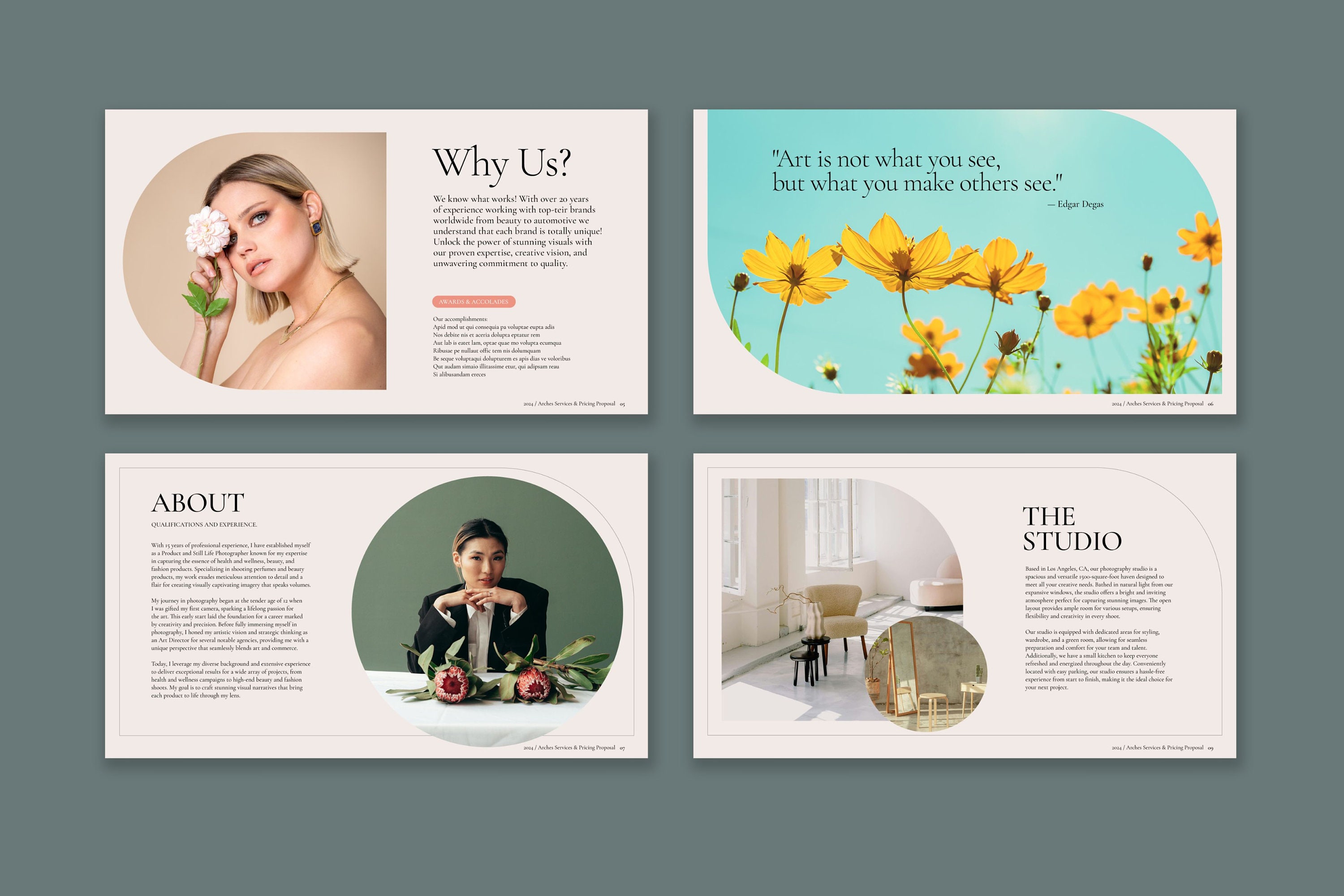 Services and Pricing Proposal Premium Template for Canva & Indesign ...