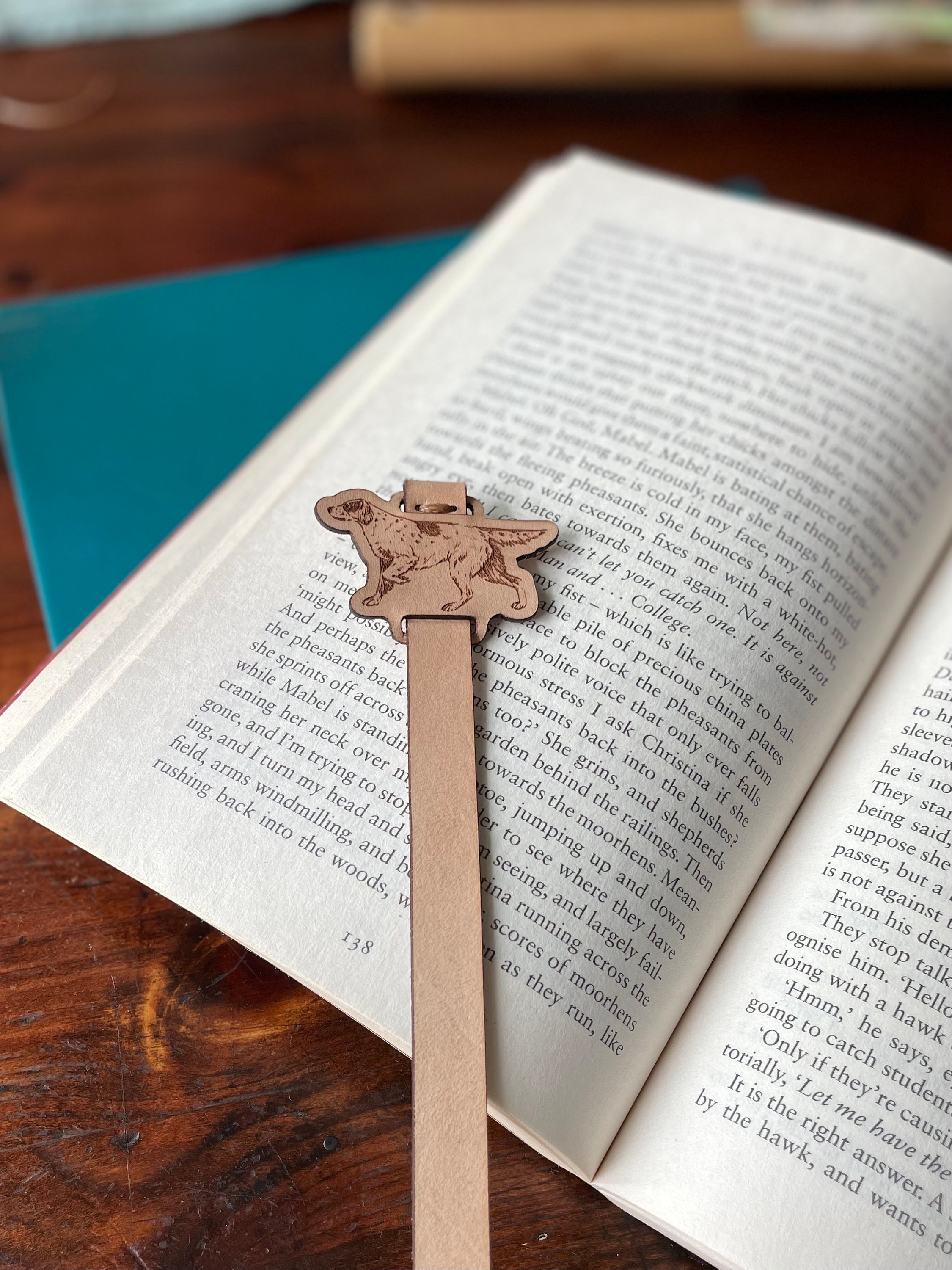 German Shorthaired Pointer Leather Dog Bookmark Handmade Hunting Dog ...