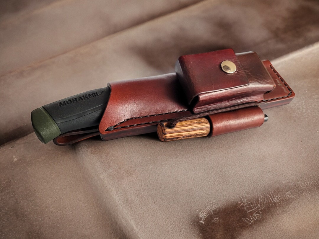 Leather Bushcraft Knife Sheath Morakniv Sheath Fallkniven Sheath BK16 ...