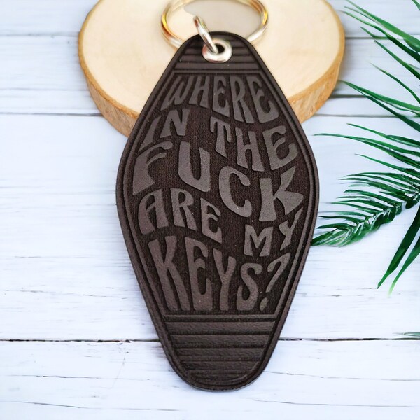 Quote Keychain - Etsy