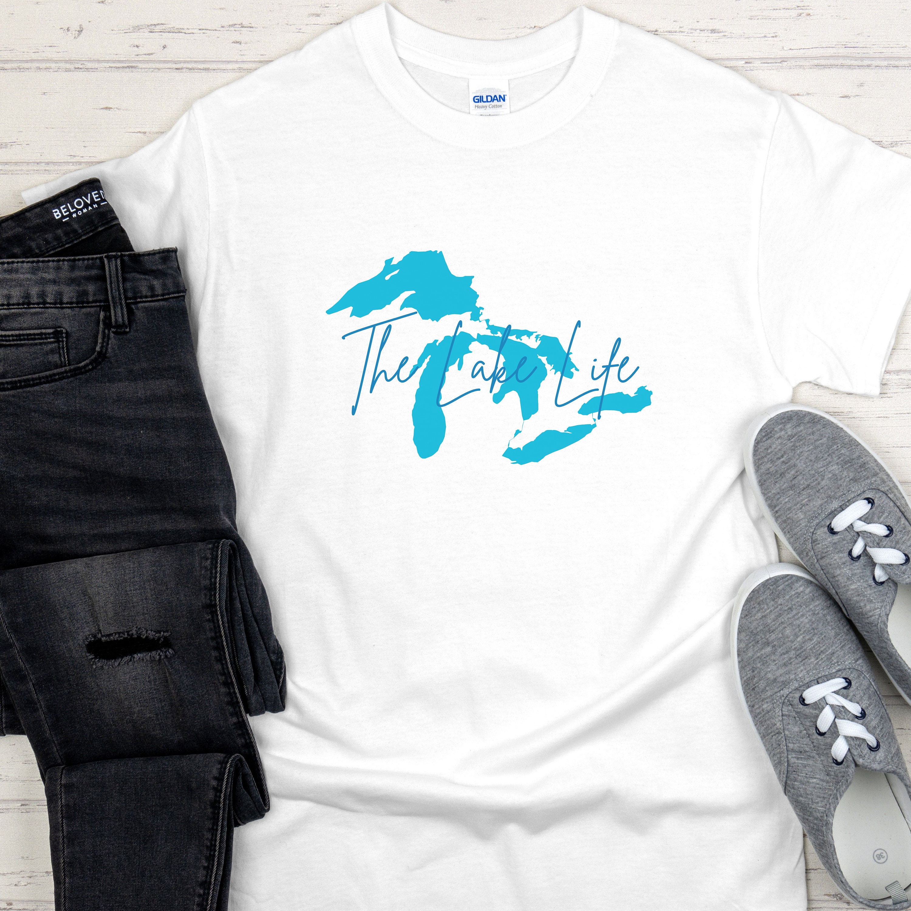 The Great Lakes Summer Vacation Shirt, the Lake Life Tee, Travel and ...