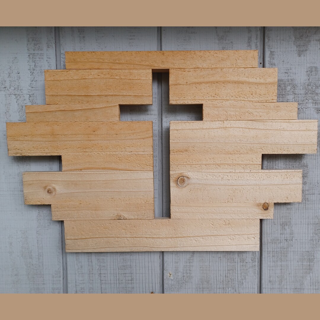 Outdoor Cedar Cross Wall Art, Hand-crafted Wood Cross Wall Art ...