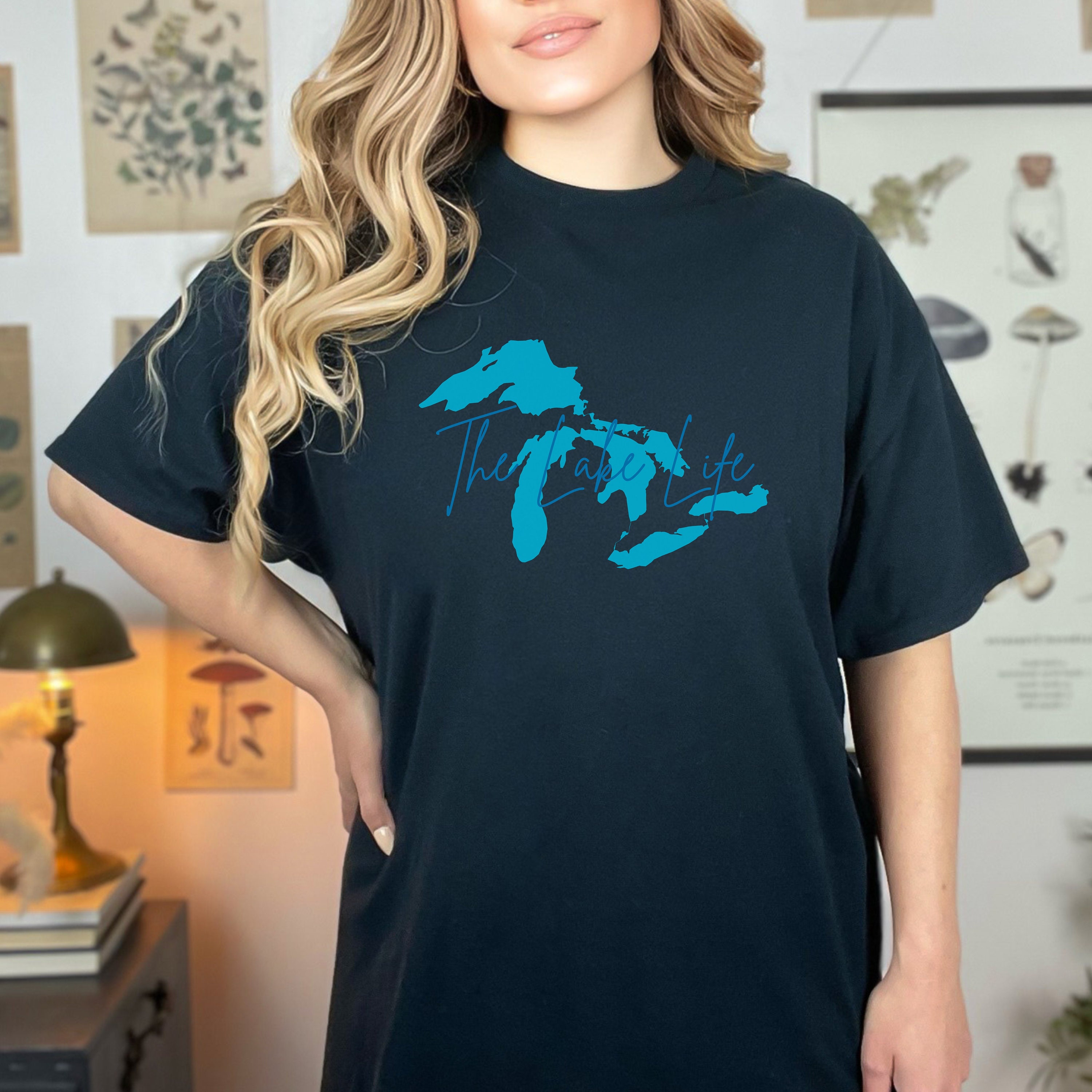 The Great Lakes Summer Vacation Shirt, the Lake Life Tee, Travel and ...