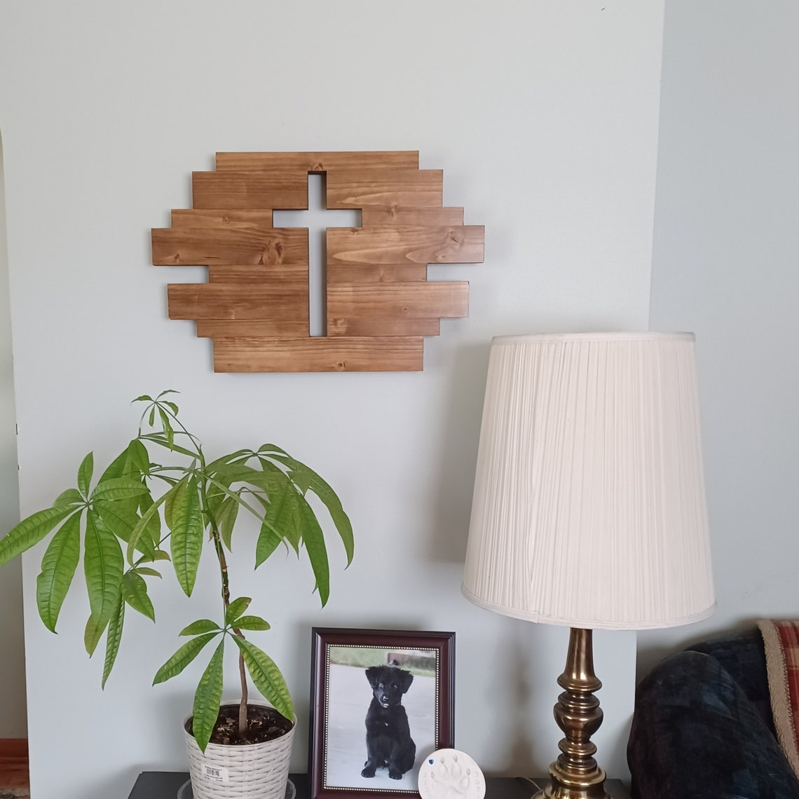 Cross Wall Art Stained Wooden Cross Hand-crafted Wood Cross - Etsy