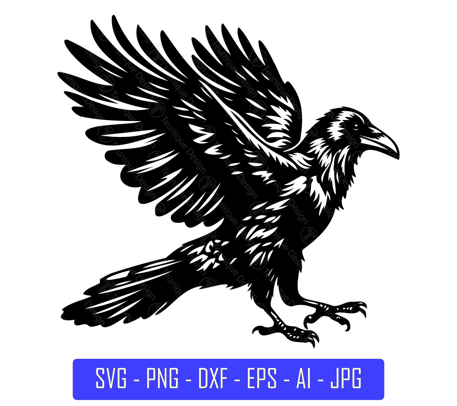 Crow Raven SVG, Cut File for Laser, Cricut T-shirt Design, Sublimation ...