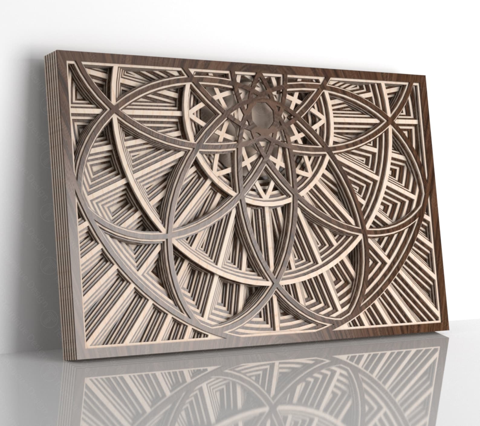 Multi Layer Wall Art Laser Cut Files, 12 Layer Mandala Design, SVG, DXF ...