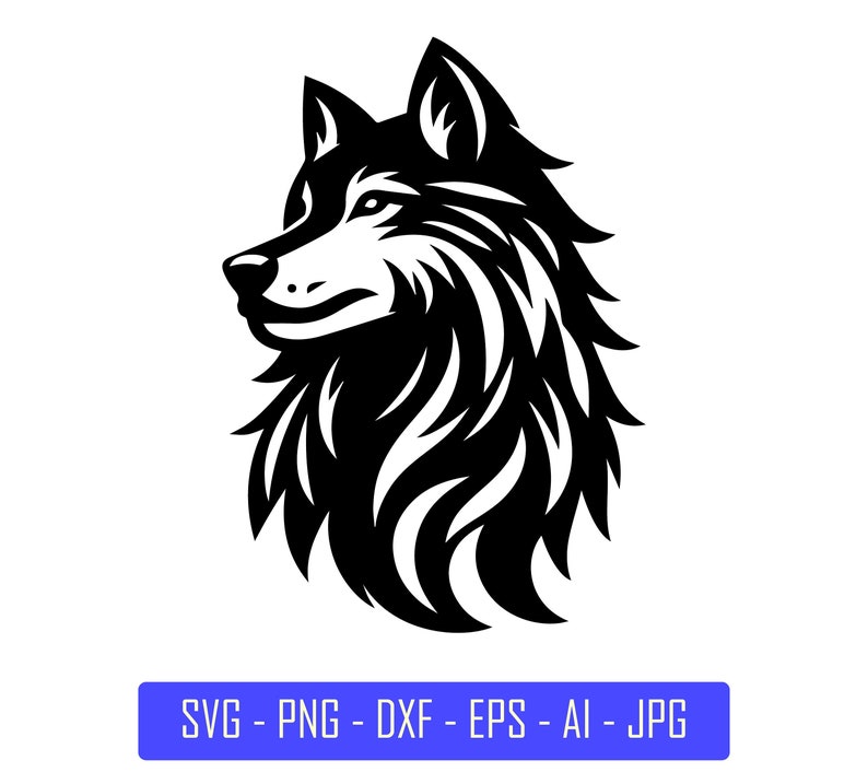 Wolf SVG Howling Wolf Silhouette, Digital Download Cut Files for Cricut ...