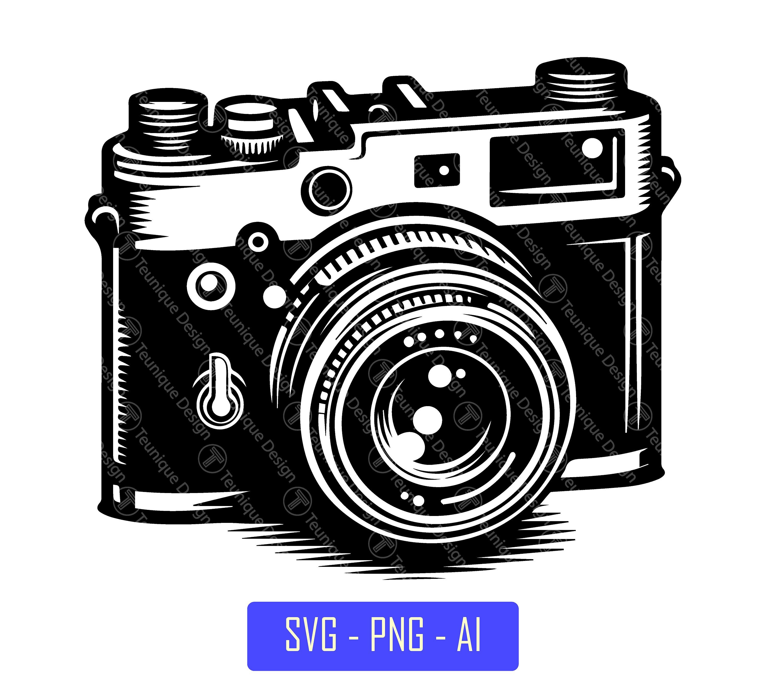 Camera SVG PNG File, Camera Clip Art Cricut Files - Etsy