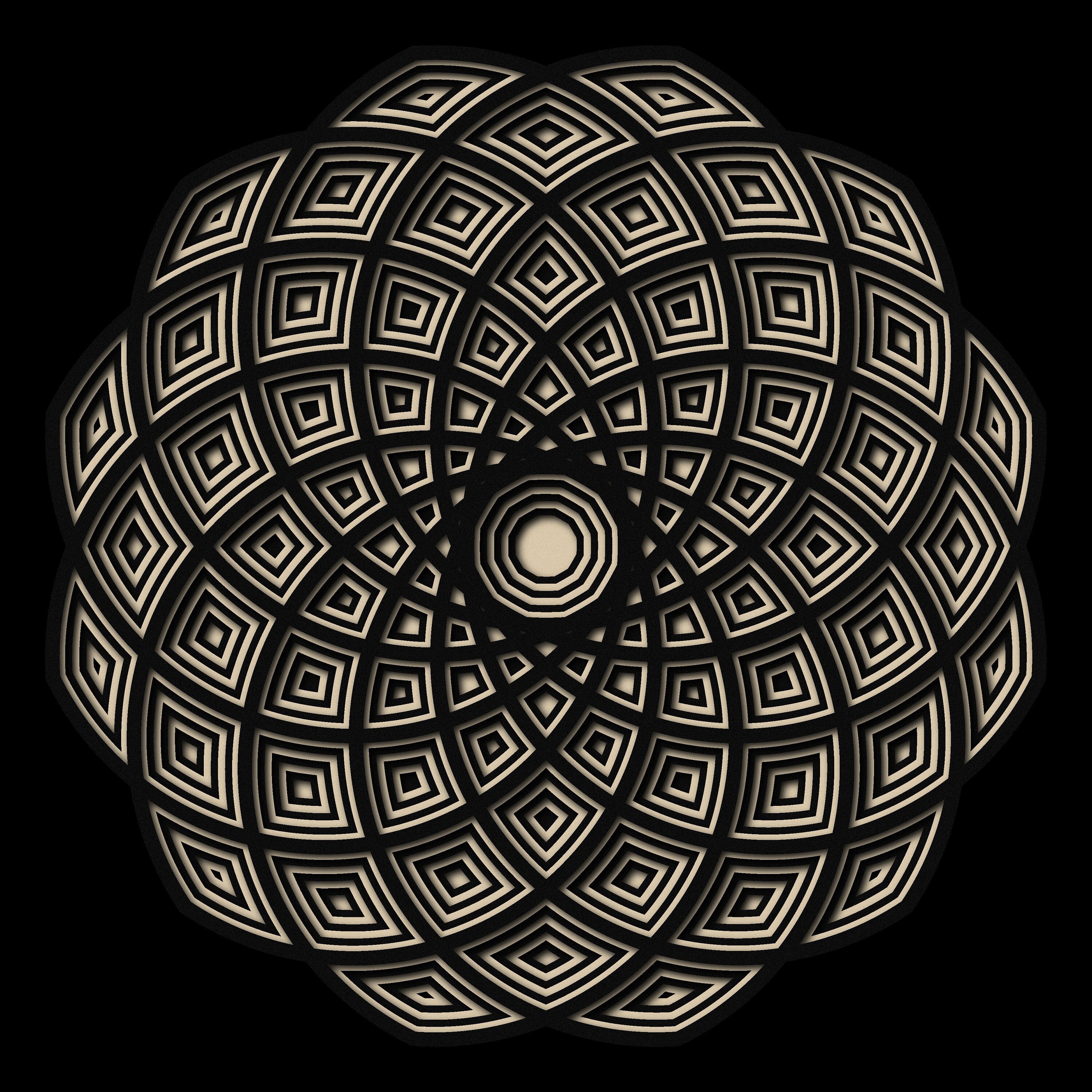 Layered Wall Art Laser Cut File, Multilayer SVG Vector Drawing, 8 Layer ...