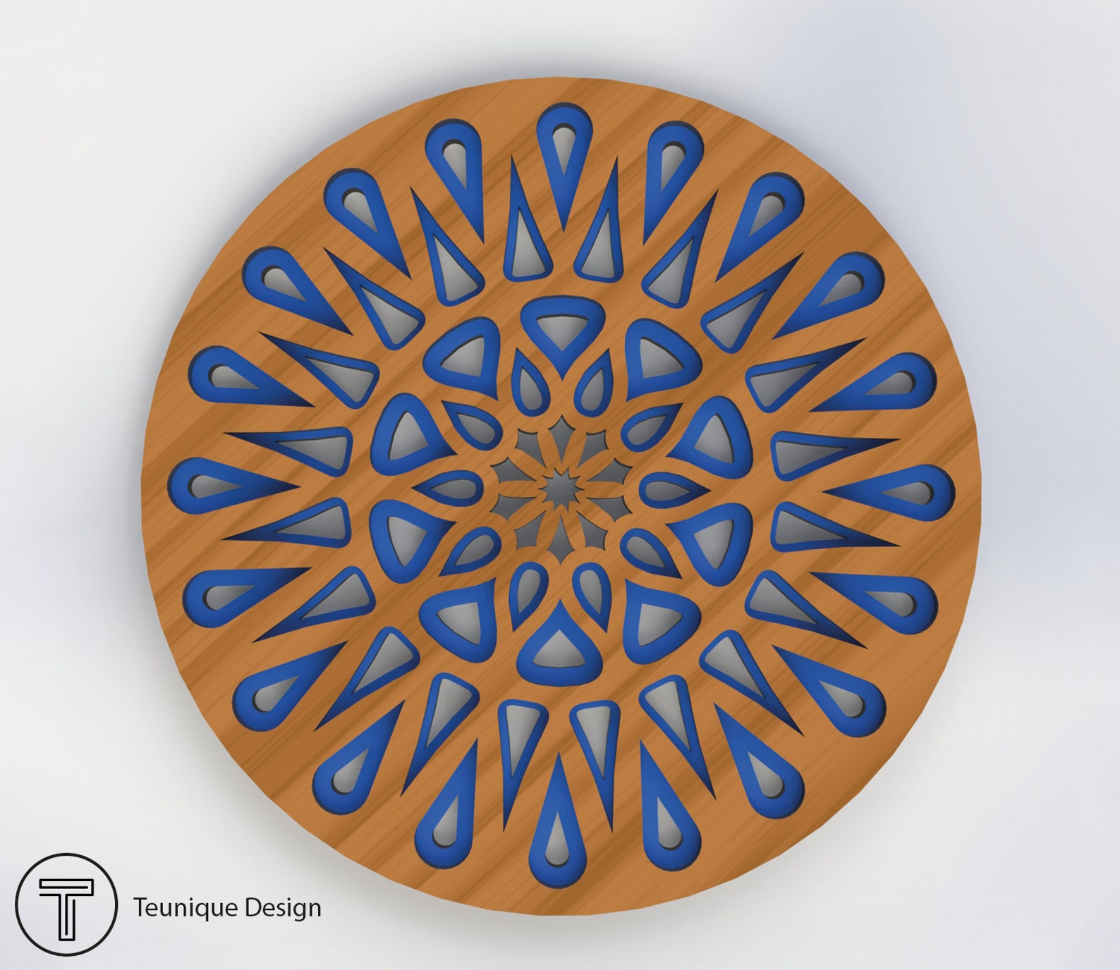 Coasters Laser Cut Files - Set of 4 Mandala Design Coasters DXF PDF SVG ...