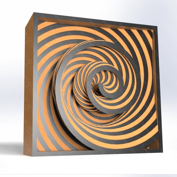 Laser Layer Illusion Etsy