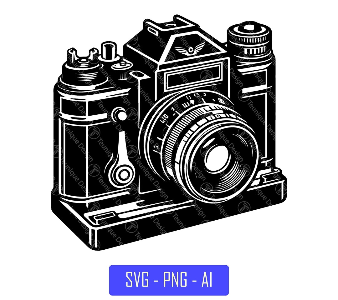 Camera SVG PNG File, Camera Clip Art Cricut Files - Etsy