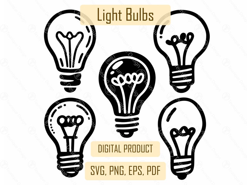 Lightbulb Svg Light Bulb Svg Bulb Svg Creative Svg Lamp - Etsy