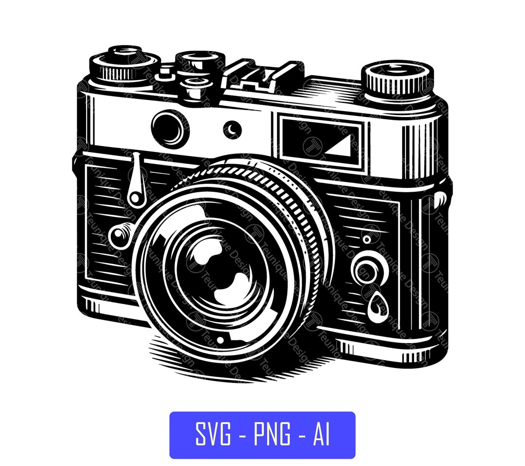 Camera SVG PNG File, Camera Clip Art Cricut Files - Etsy