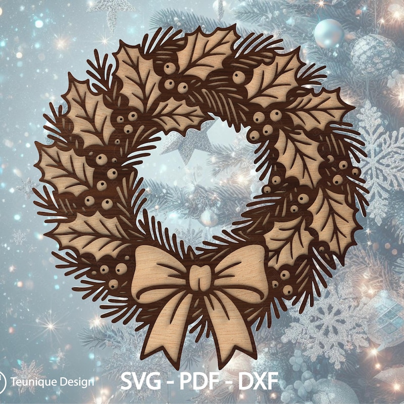 Multi Layer Svg Wreath - Etsy