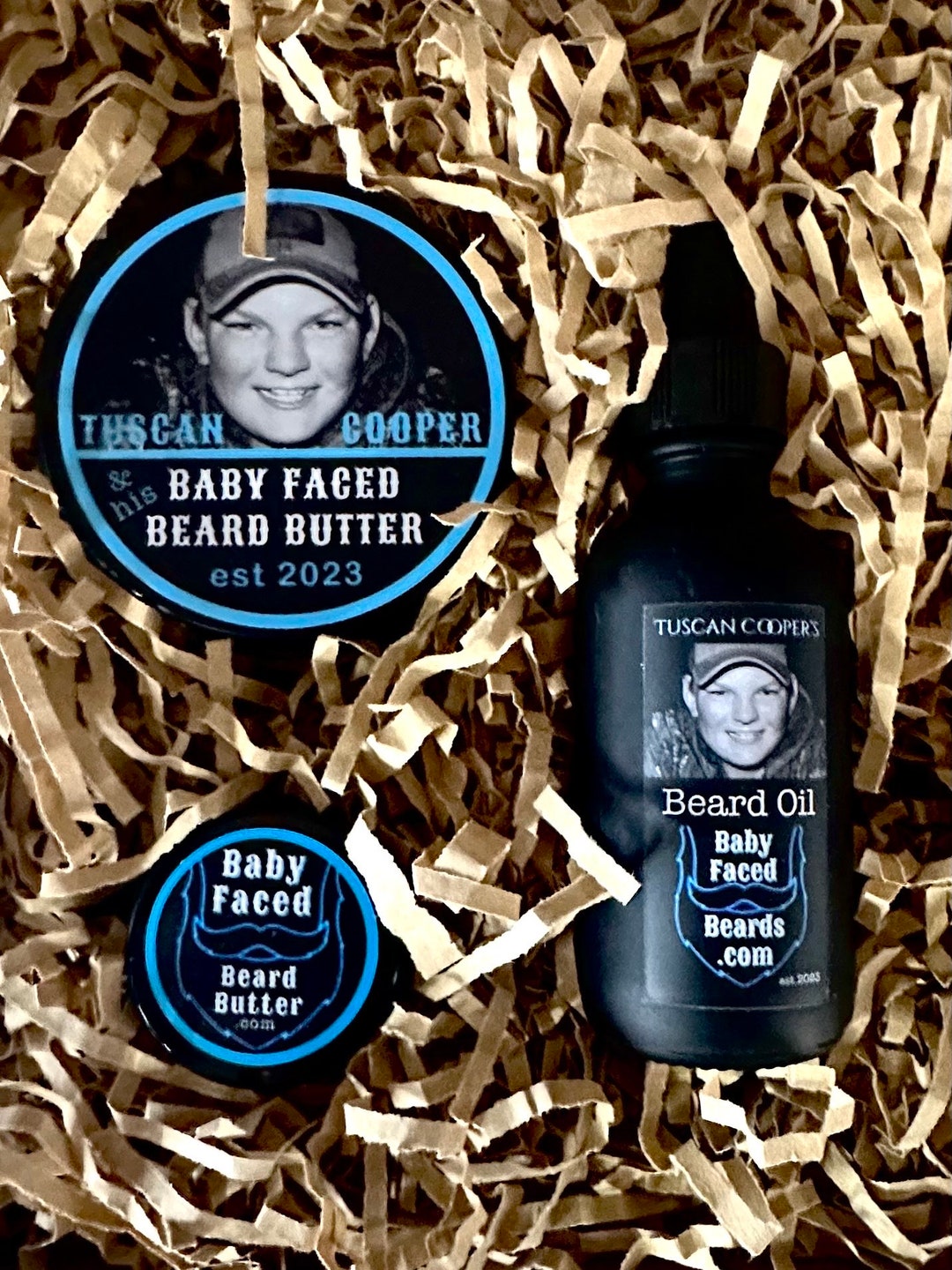Rawhide and Pear Beard Butter & Oil Combo by Baby Faced Beards - Etsy