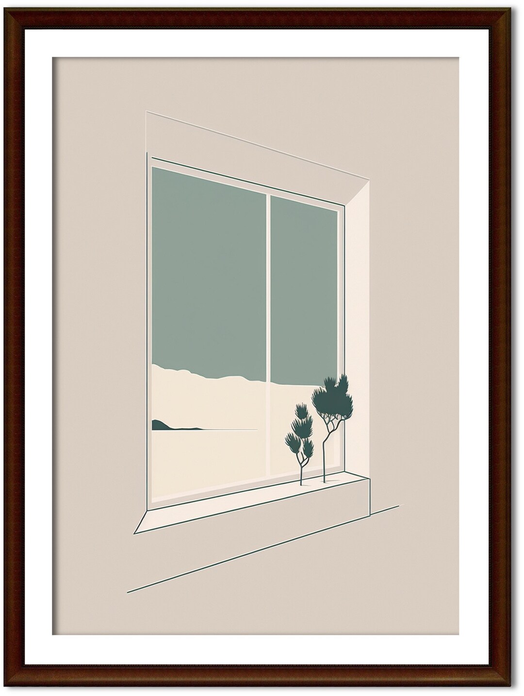 WINDOW Digital Download Artwork - Minimalist, Surrealist, Designer ...
