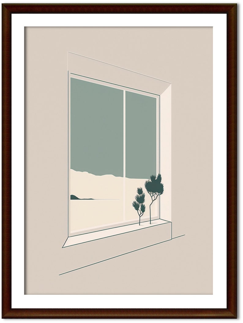 WINDOW Digital Download Artwork - Minimalist, Surrealist, Designer ...